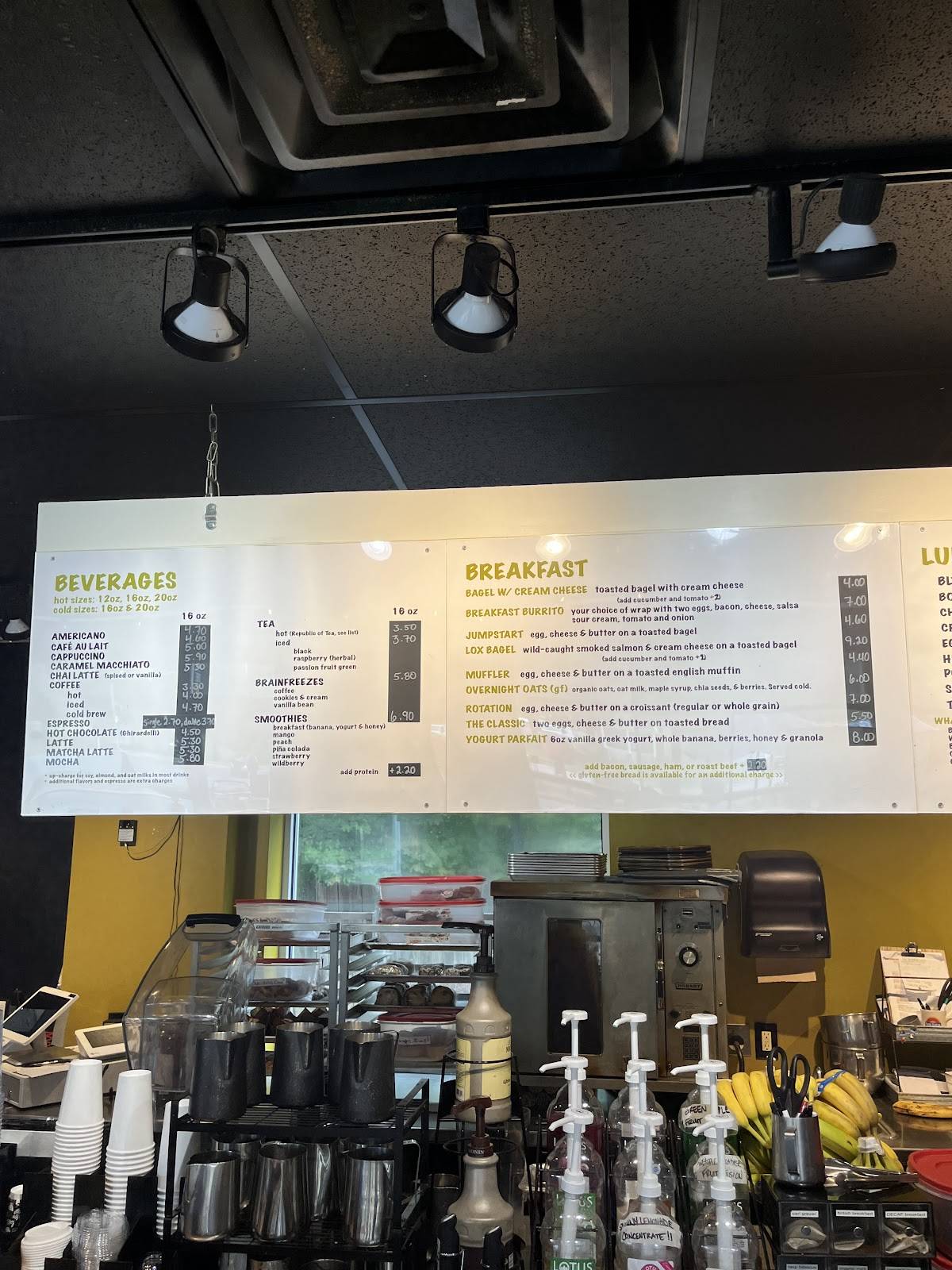 Menu at Pump Station Cafe, Boalsburg