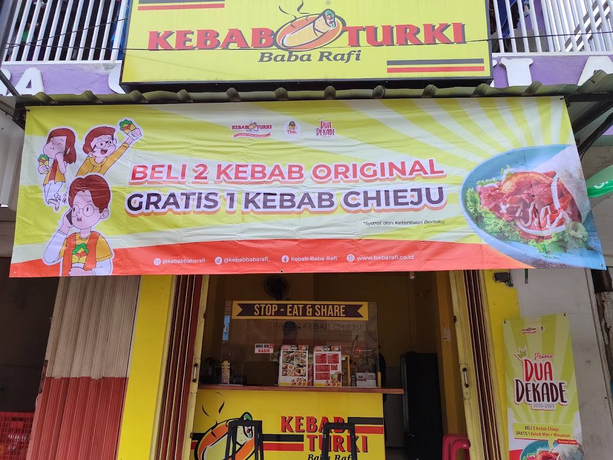 Menu at Kebab Turki Baba Rafi Purwakarta restaurant, Purwakarta