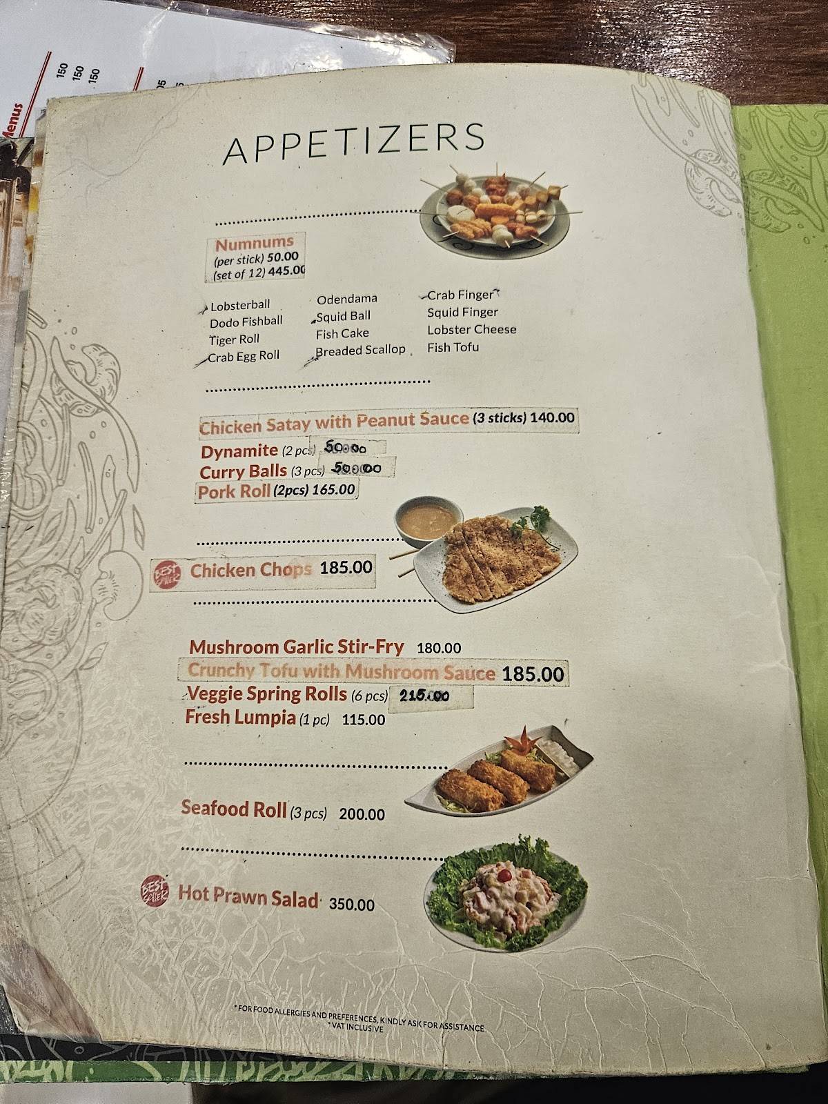 Menu at Bugis Singapore Street Food restaurant, Quezon City, 78 Nicanor ...