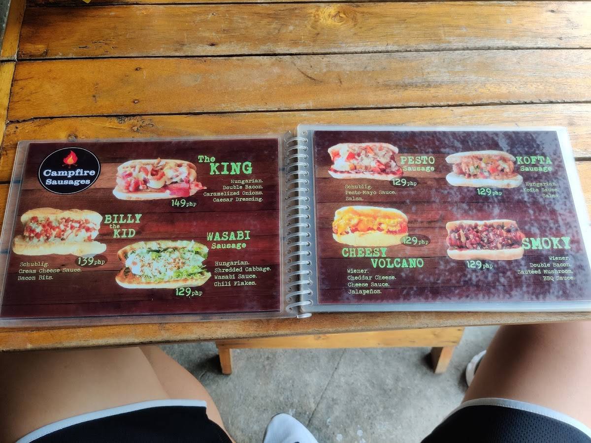 Menu at Campfire Burgers & More - Sct Limbaga restaurant, Quezon City