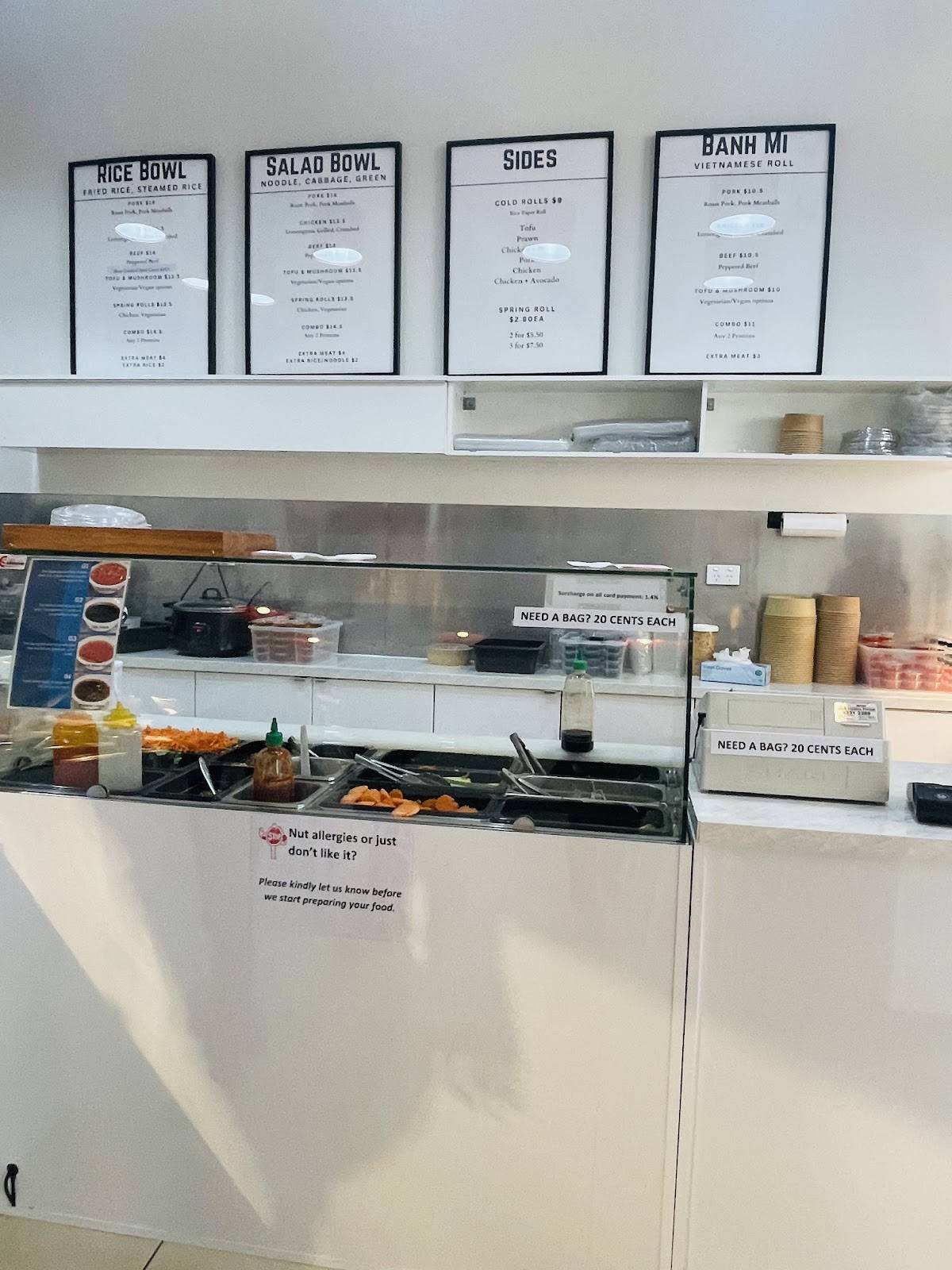 Menu at ROLLS 'N RICE restaurant, Adelaide