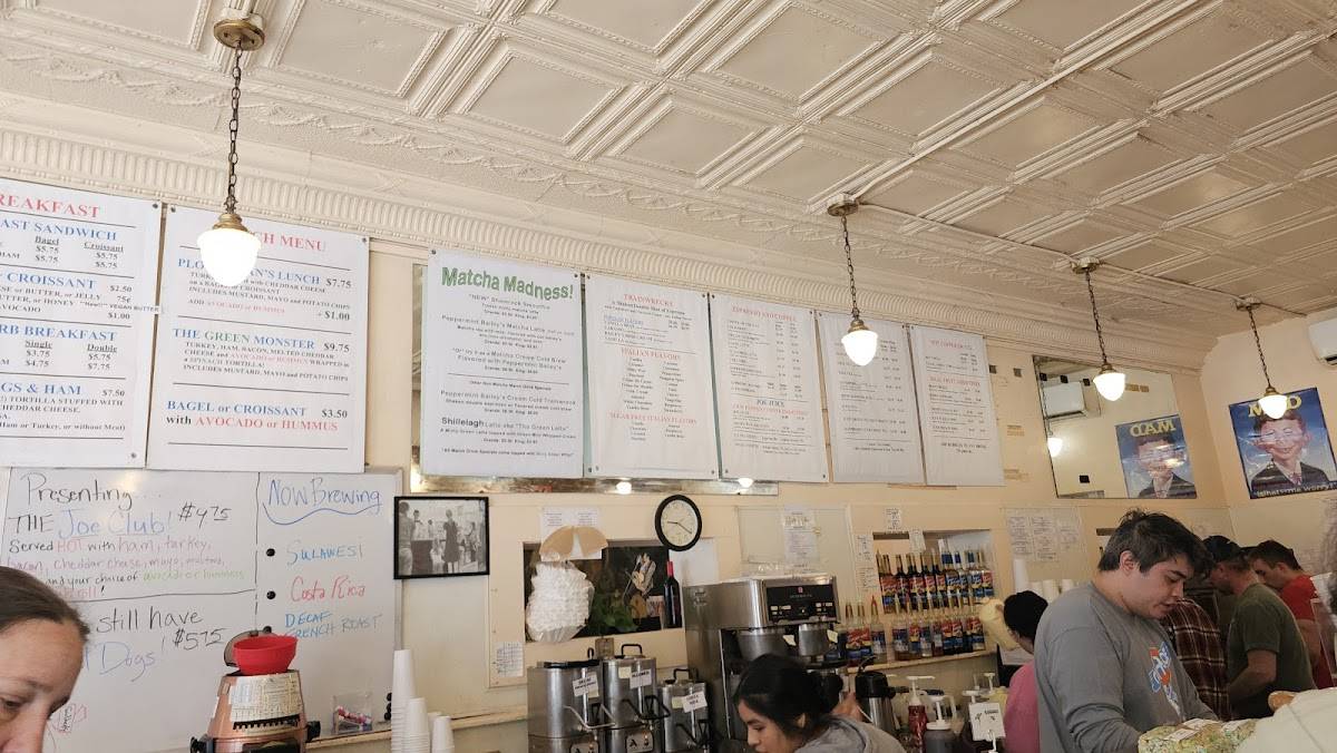 Carta del café Cup A Joe, Raleigh, Hillsborough St