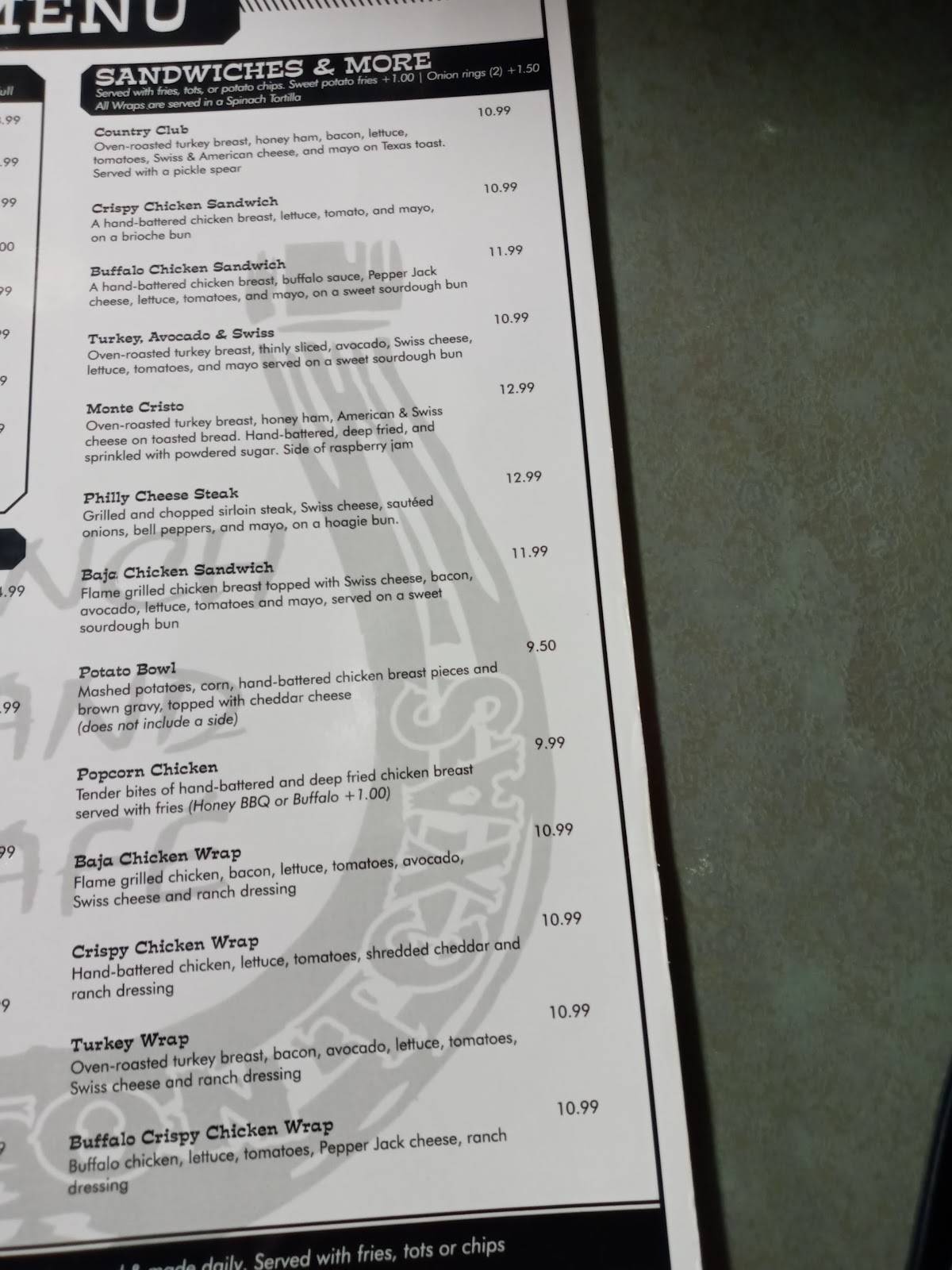 Menu at Ranch Hand Cafe, Cleveland, TX-321