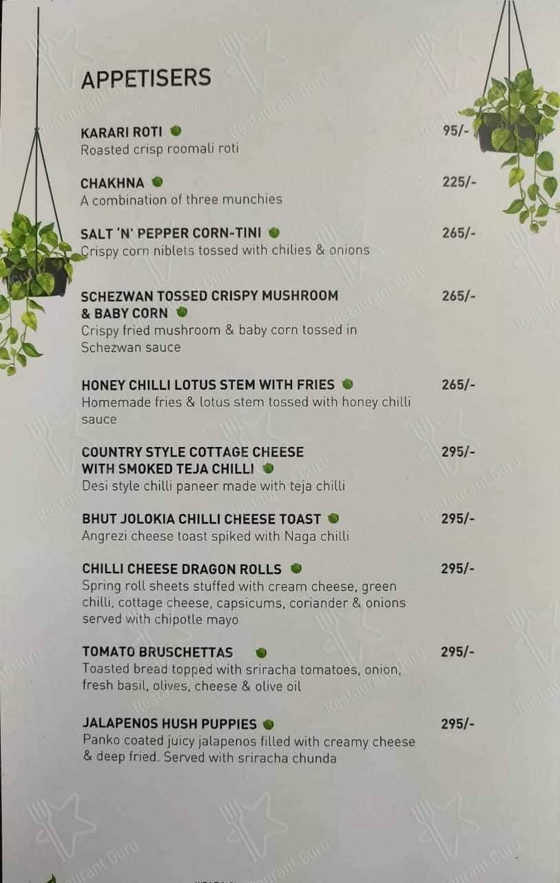 Menu at Mocha Cafe & Bar, Ranchi