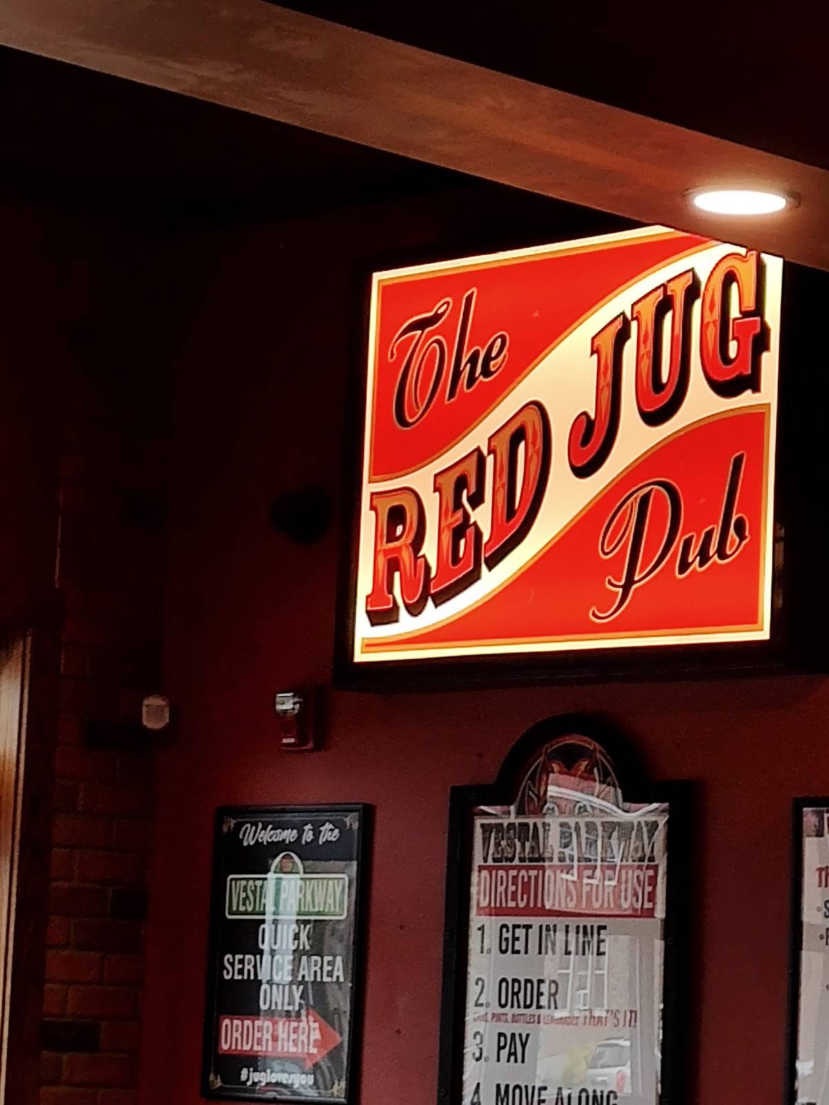 Menu at Red Jug Pub Binghamton, Binghamton