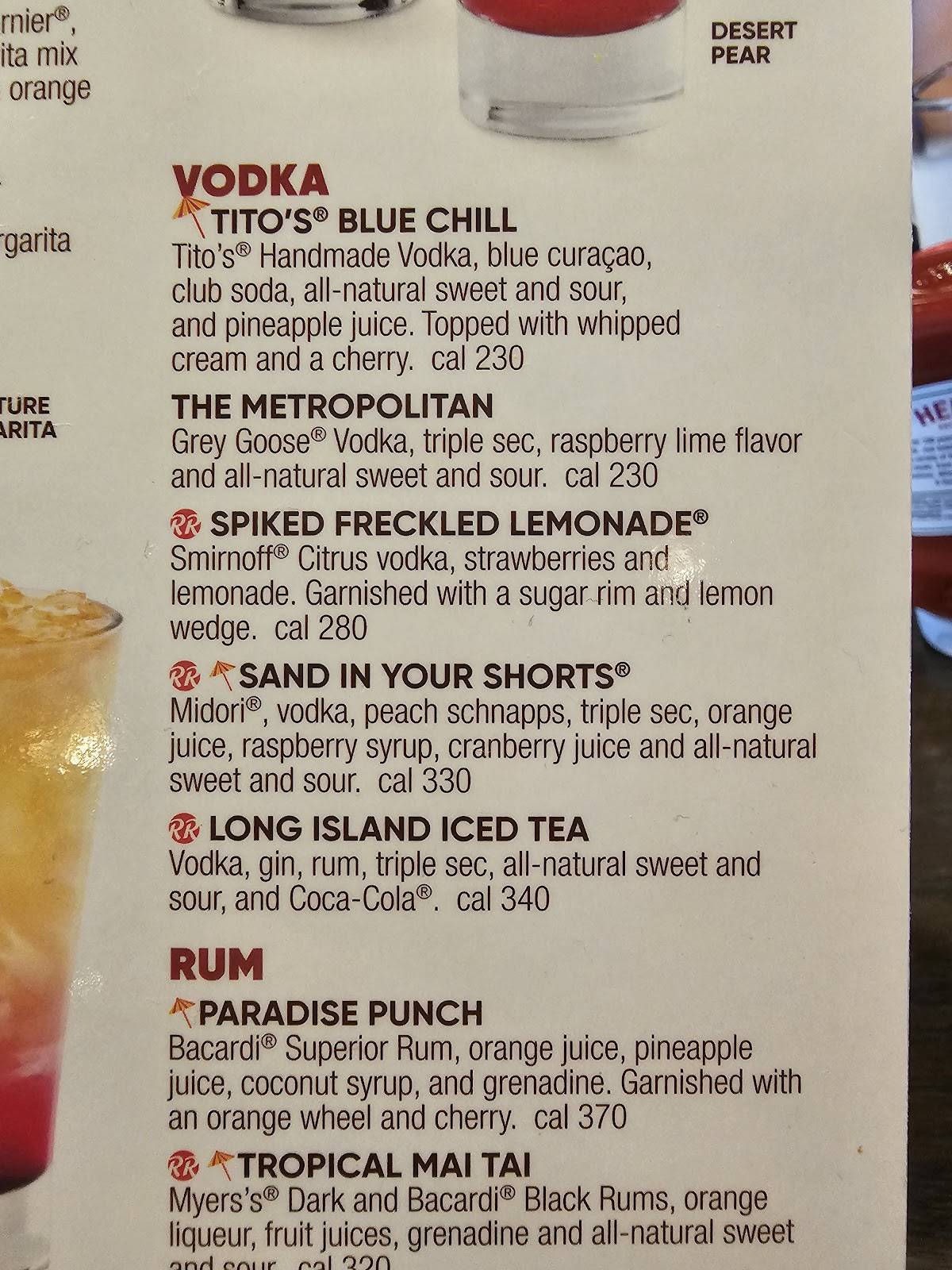 Menu at Red Robin Gourmet Burgers and Brews restaurant, Meridian, N ...