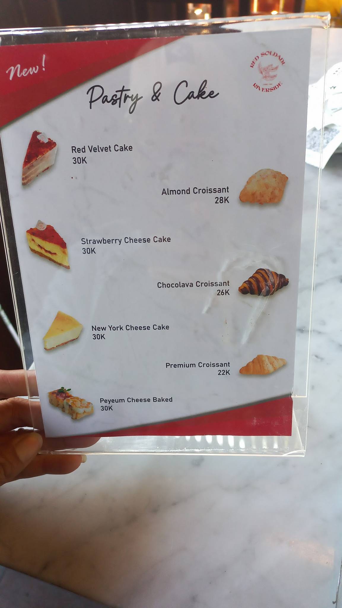 Carta del restaurante Red Soldadu Riverside, Yakarta Oriental