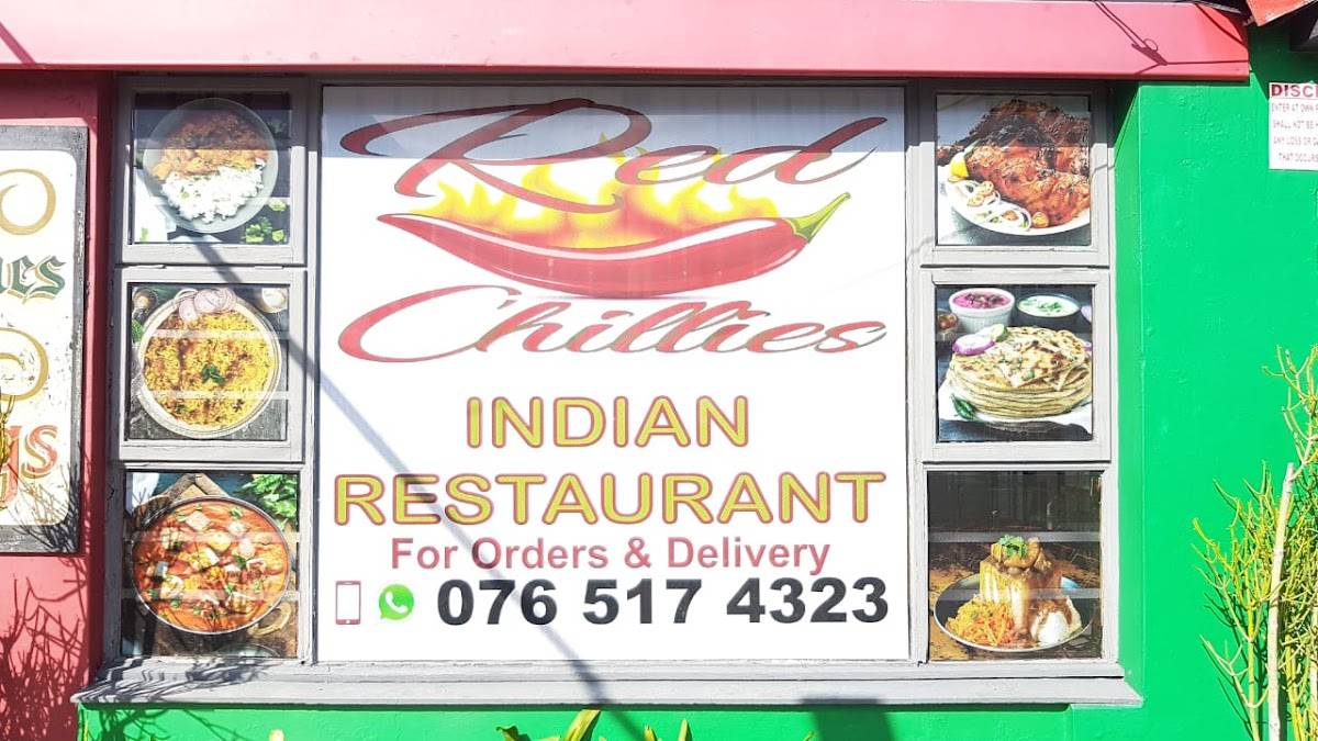 Carta de Red chillies Indian Restaurant, East London