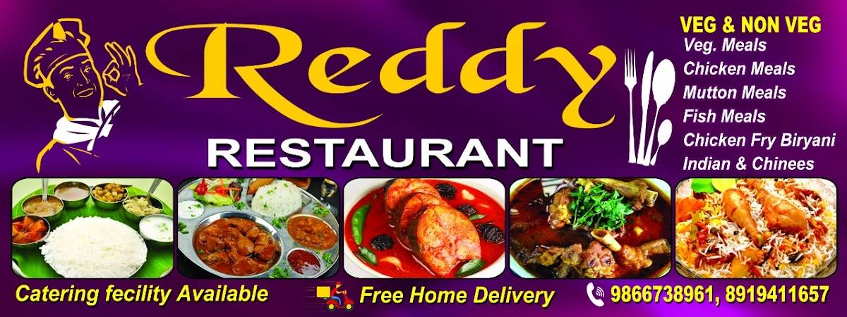Menu at Reddy Restaurant, Nalgonda