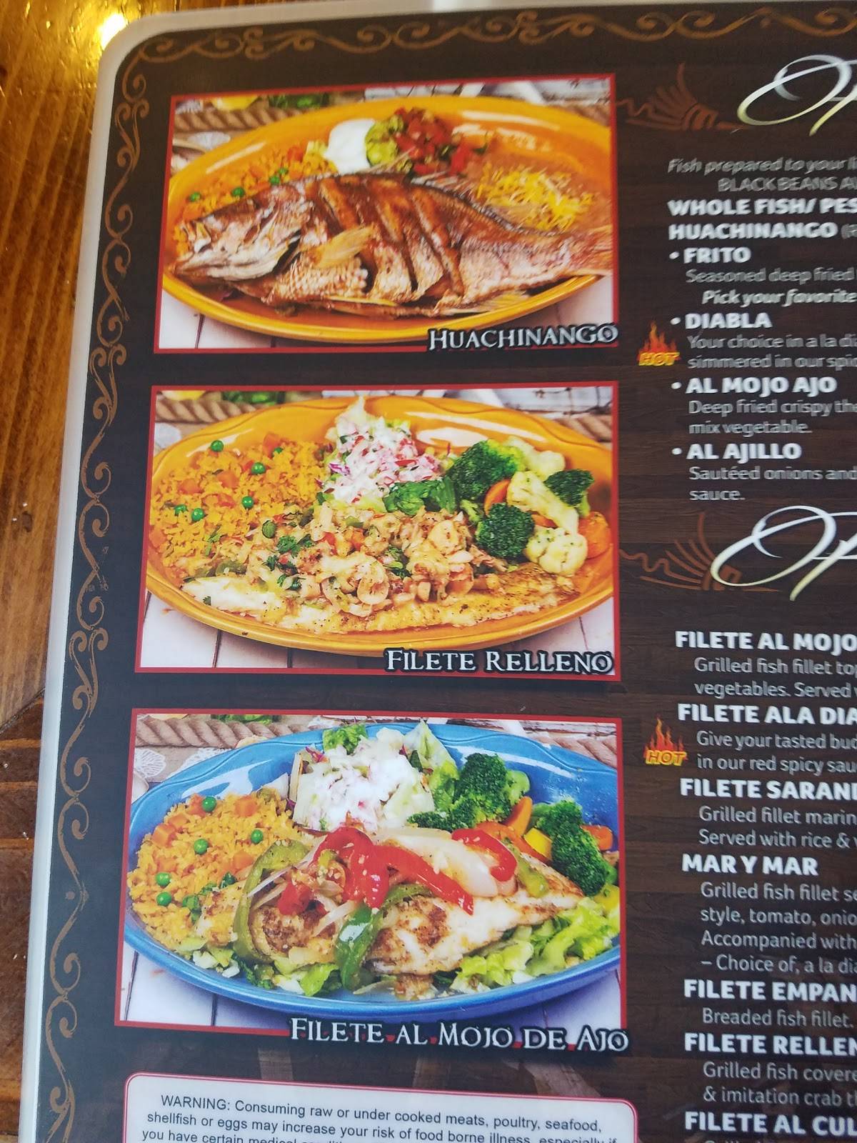 Menu at Tacos Jalisco restaurant, Reno, Lemmon Dr