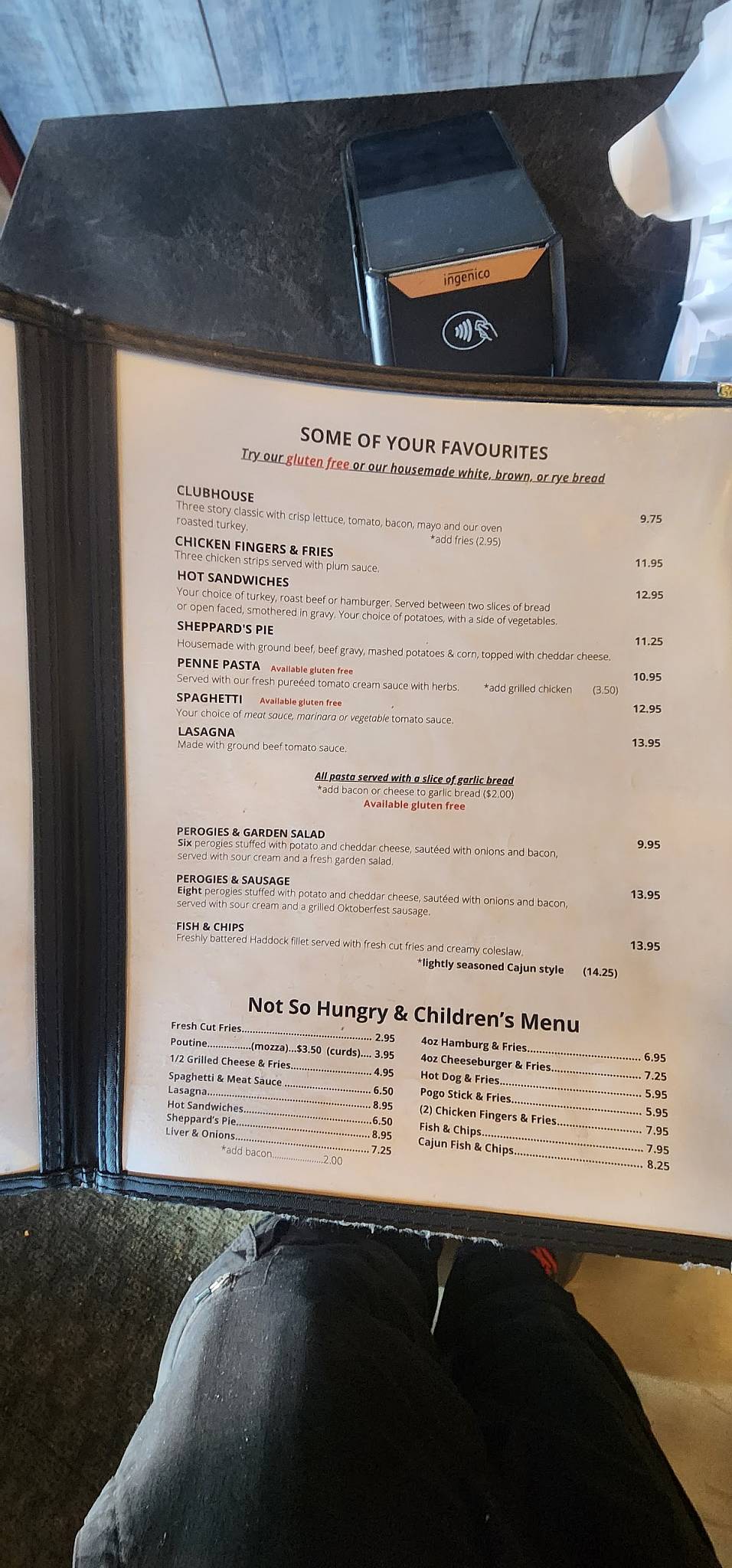Menu at 17 Restaurant, Blind River