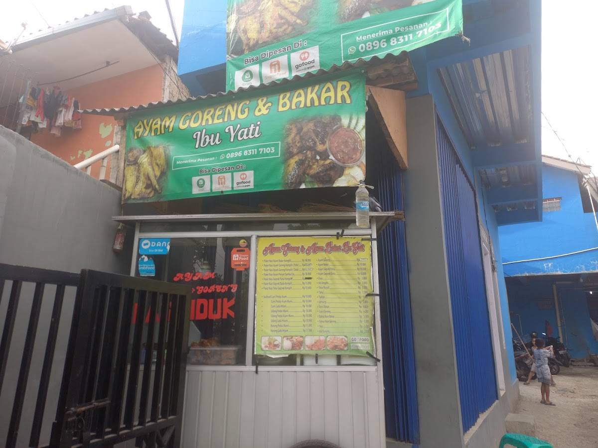 Menu at Ayam Goreng & Bakar Ibu Yati restaurant, Cimahi