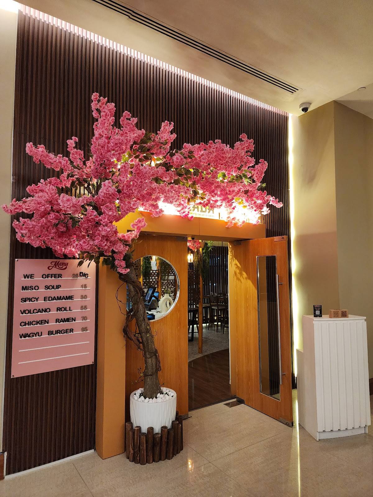 Carta de BADA Restaurant - Japanese and Pan Asian Restaurant, Dubai