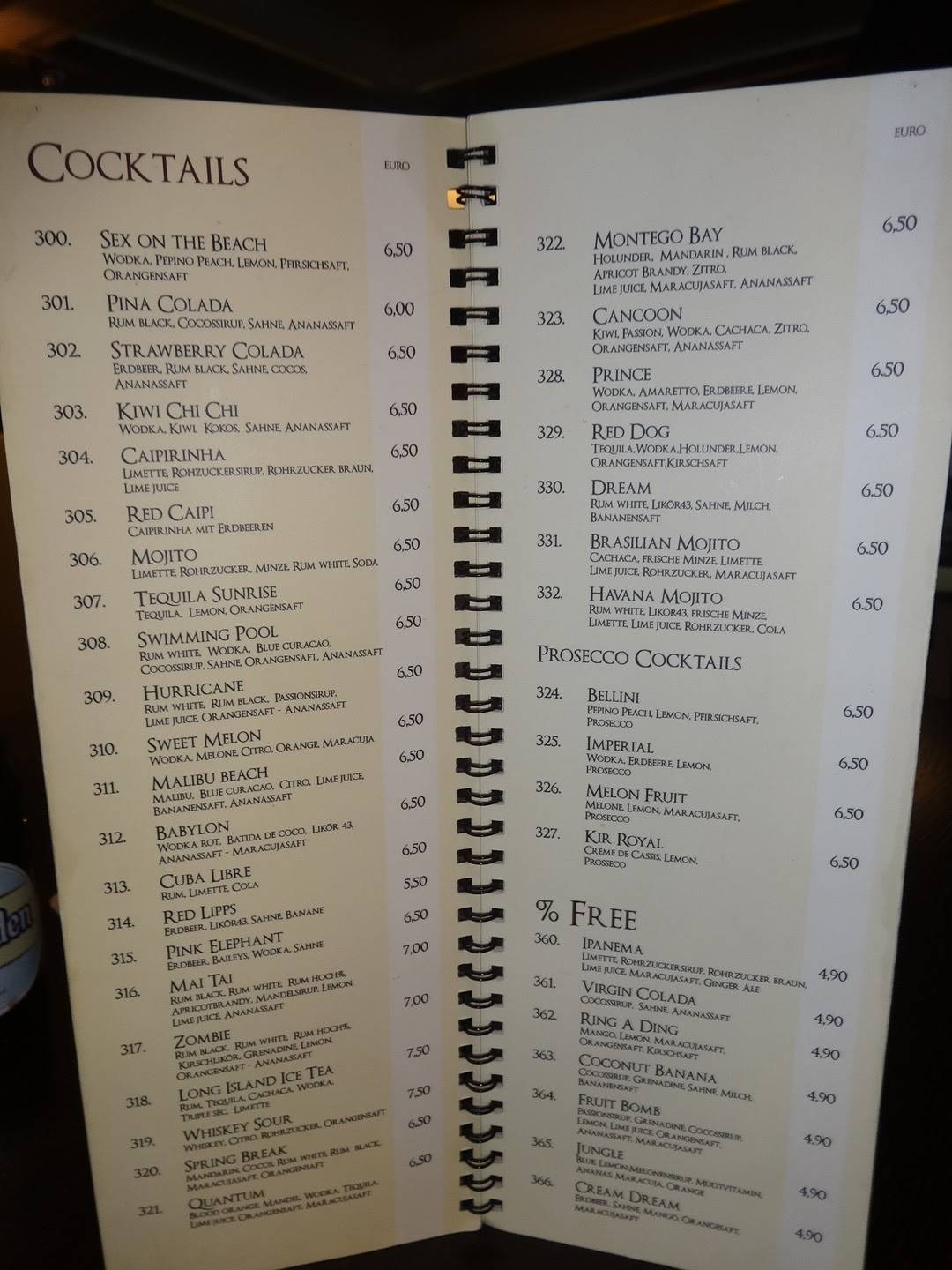Menu at Babylon Restaurant, Kelmis