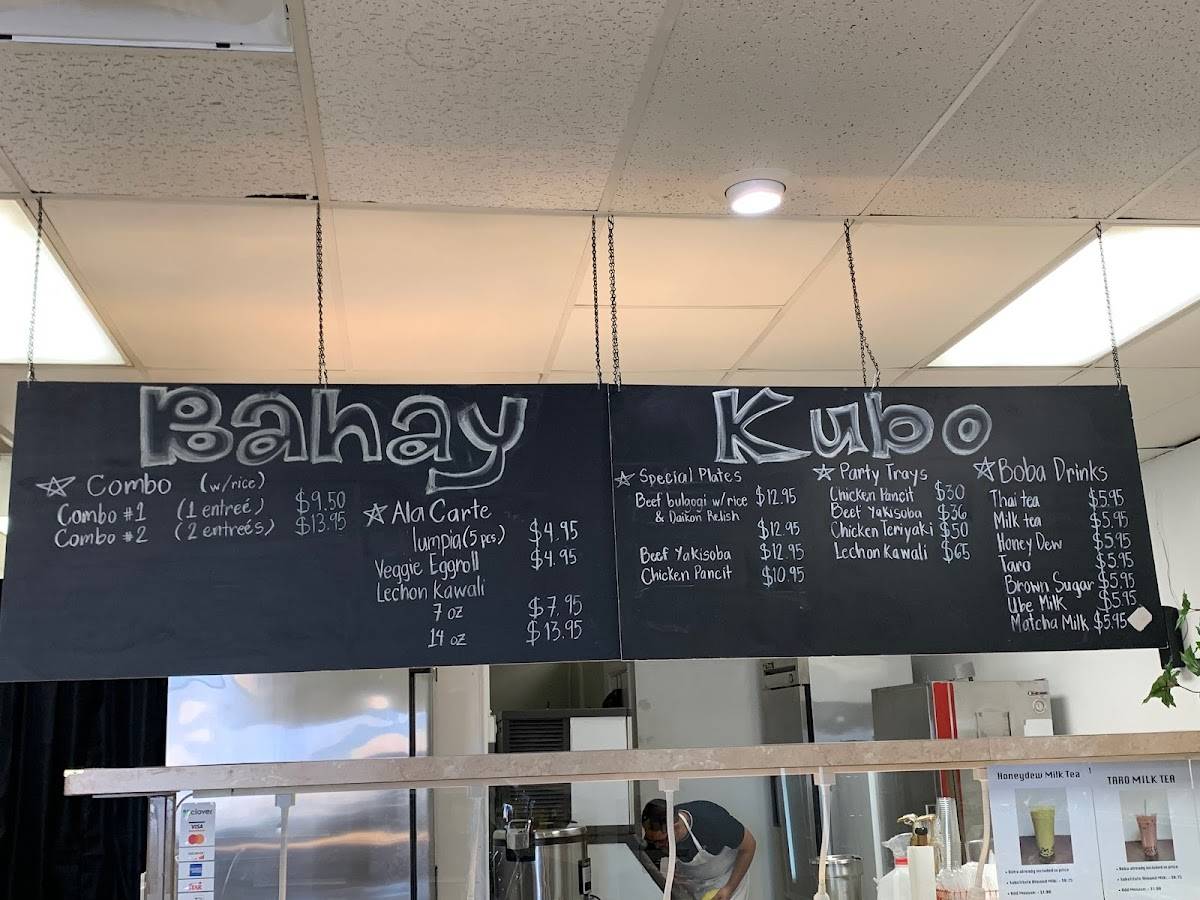 Menu at Bahay Kubo Victorville restaurant, Victorville