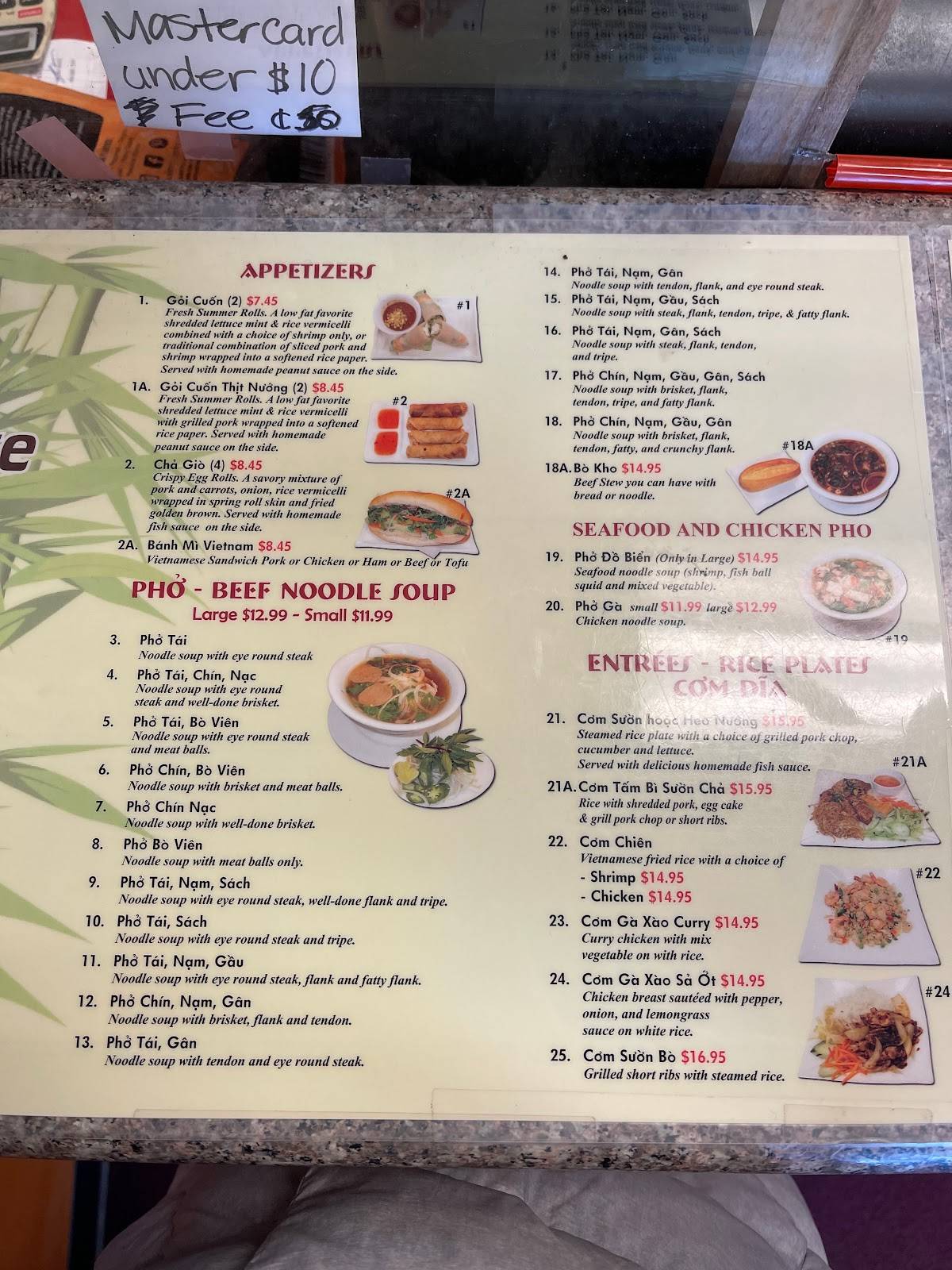 Menu at Bamboo House Restaurant, Bothell