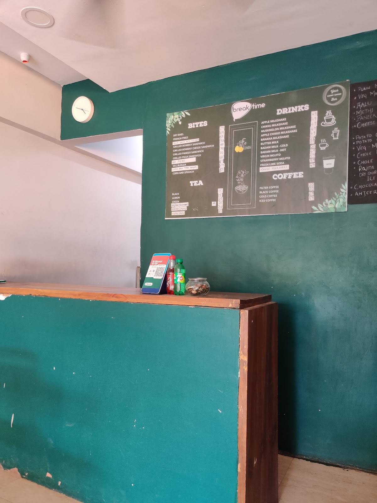 Menu at BreakTime, Kalaburagi