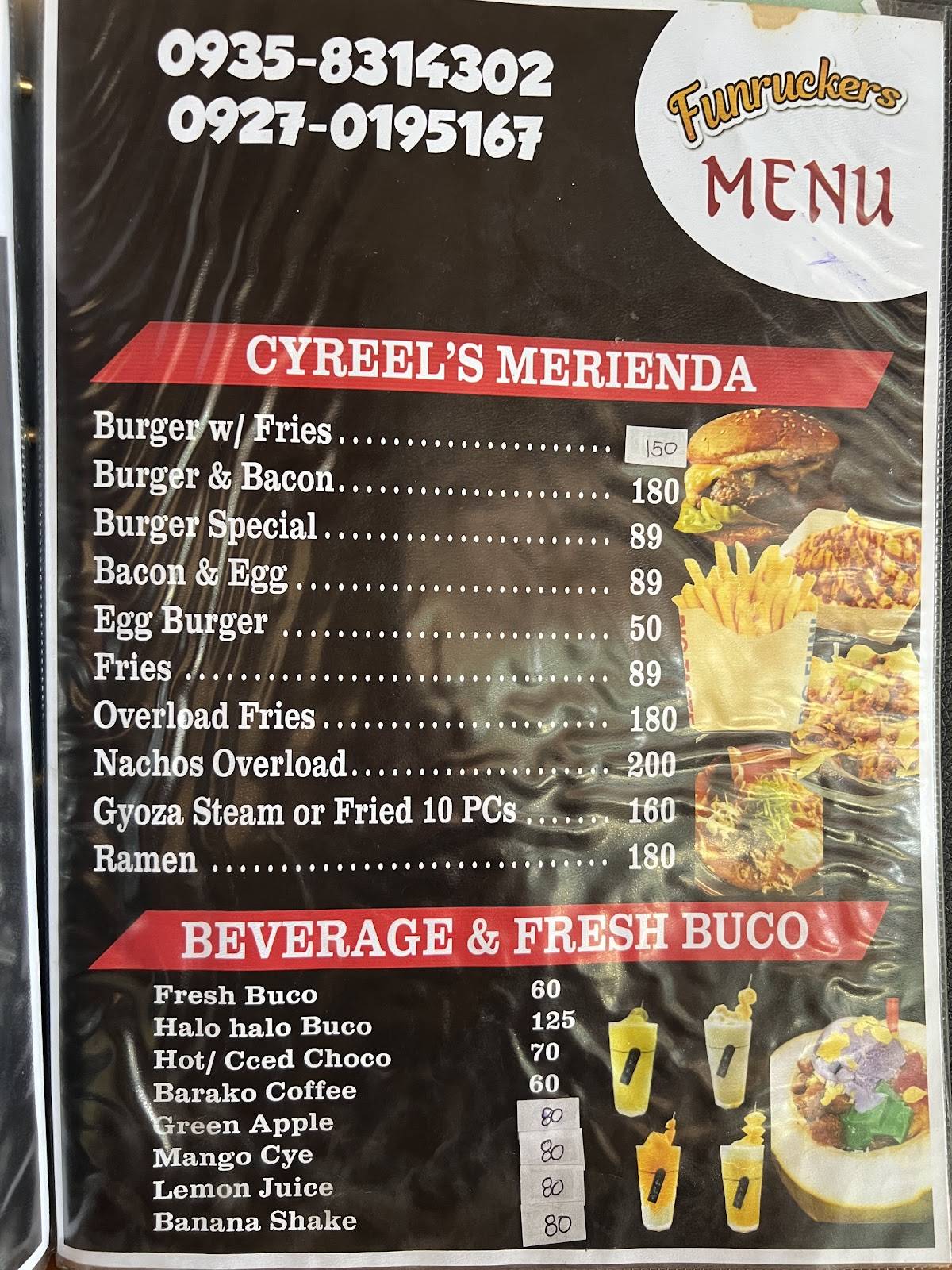 Menu at Bulalo Seafoods Kambing restaurant, Talisay