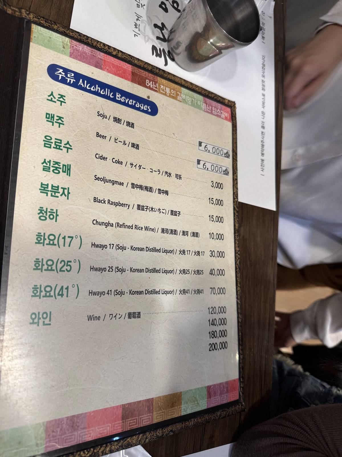 Carta de Busan korean bbq restaurant haeundae famous korean beef ribs ...