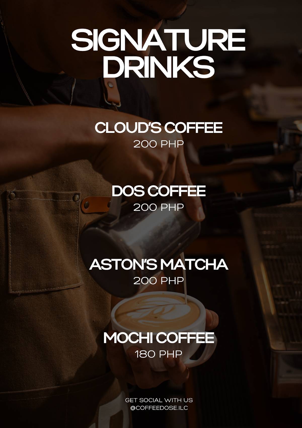 Carta de COFFEE DOSe, Laoag