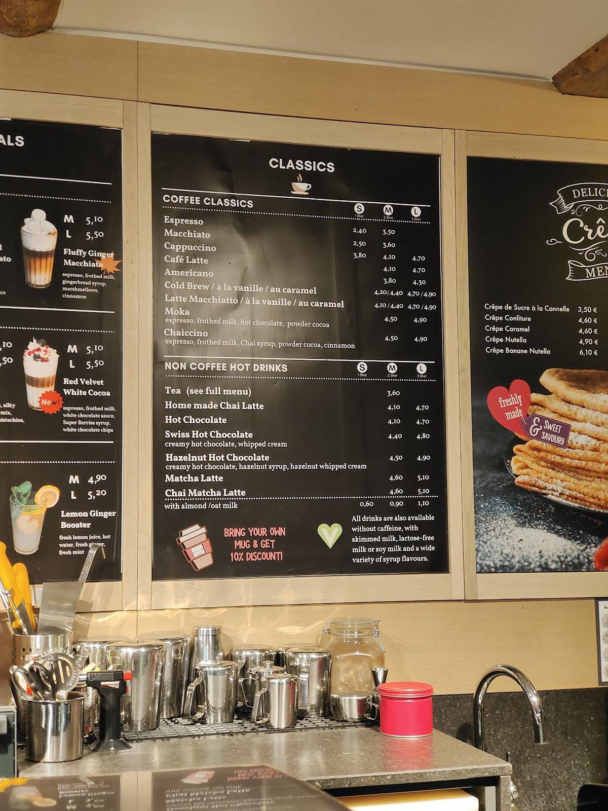 Carta de Café Velvet, Luxemburgo