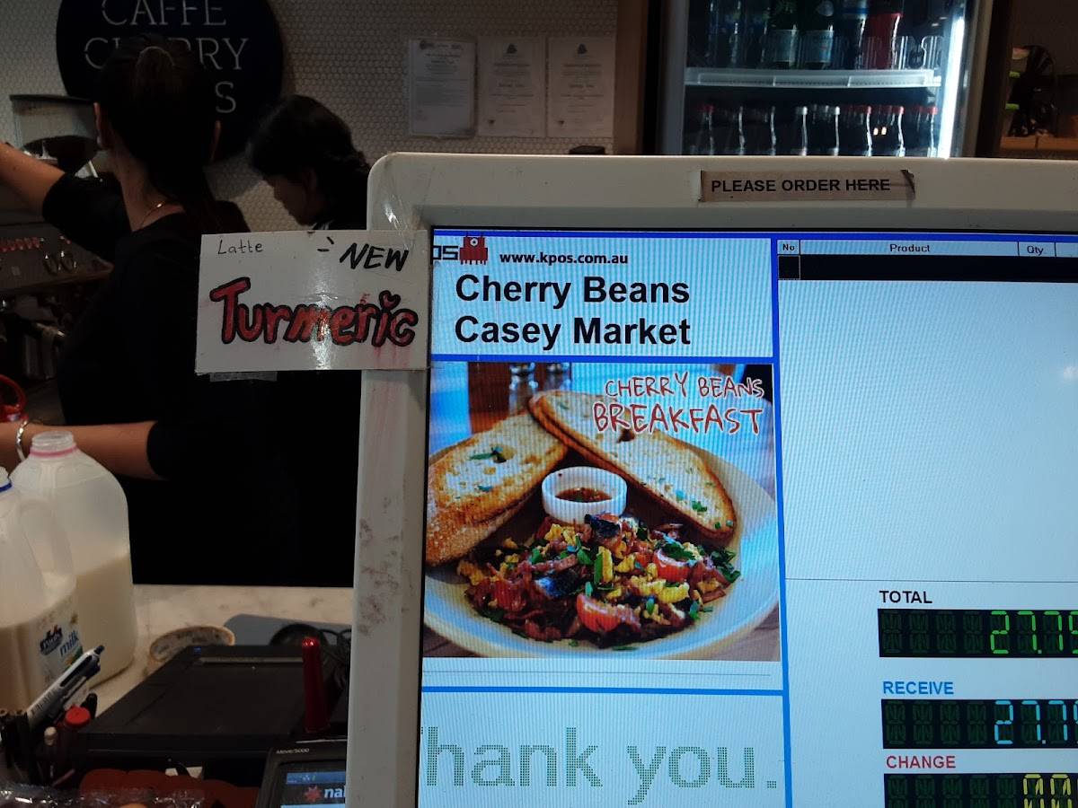 Menu at Caffe Cherry Beans cafe, Casey