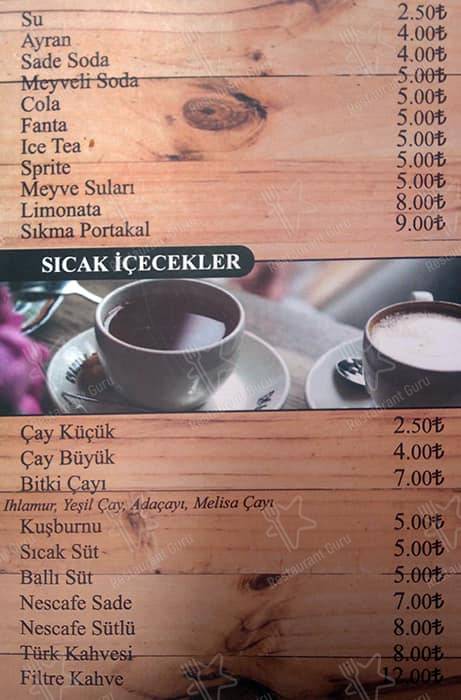 Menu at Can Cafe Kahvalti, Istanbul, çağ apartmanı