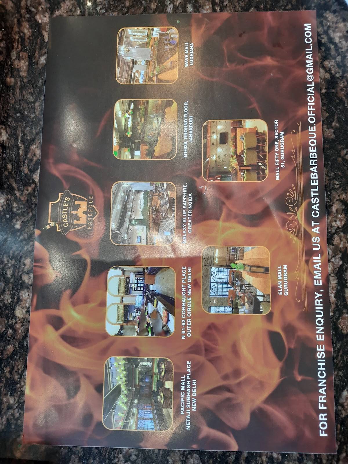 Menu at Castle's Barbeque - Noida, Noida
