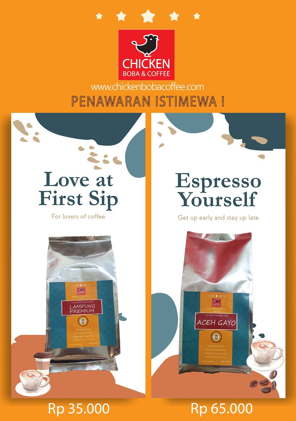 Carta del restaurante Chicken Boba & Coffee, Mangga Dua Square Mall ...