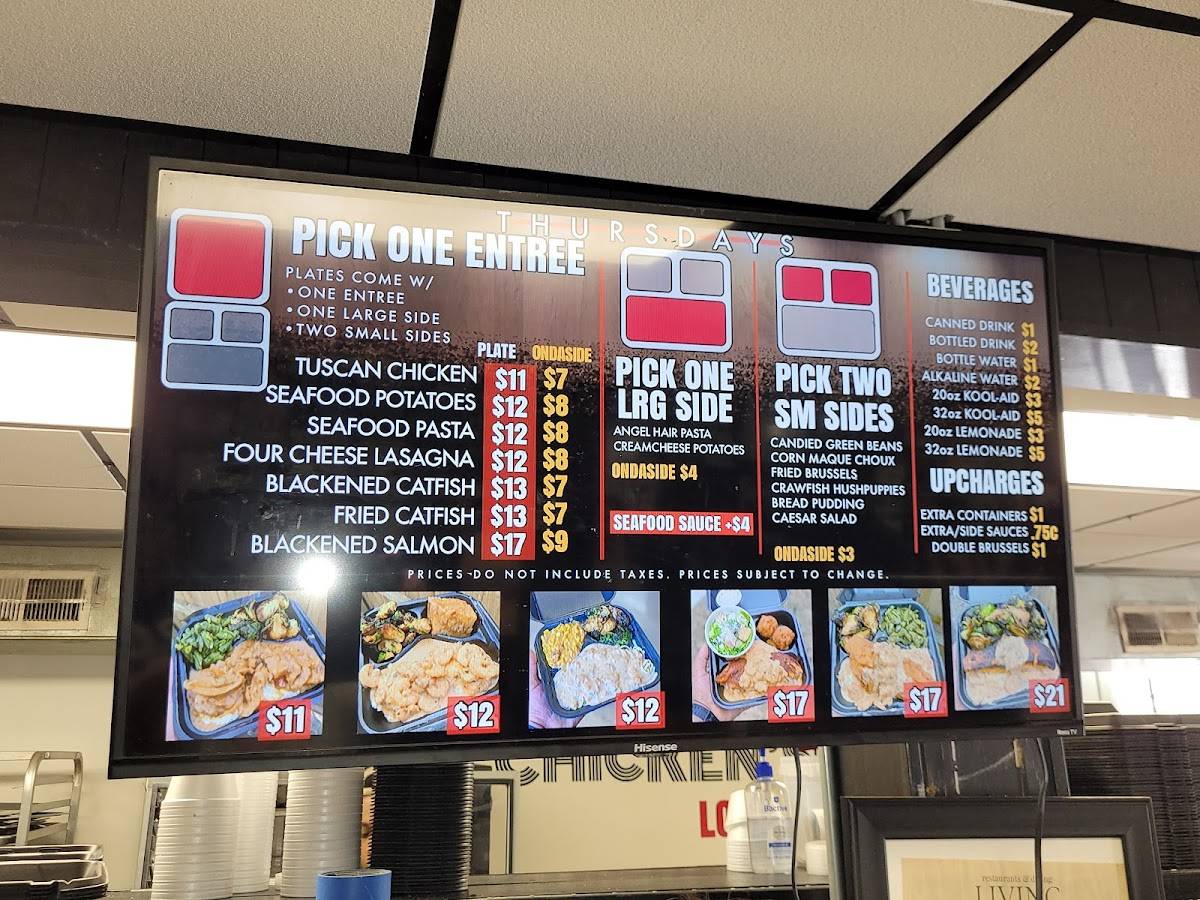 Menu at Chicken’s Kitchen restaurant, Gretna