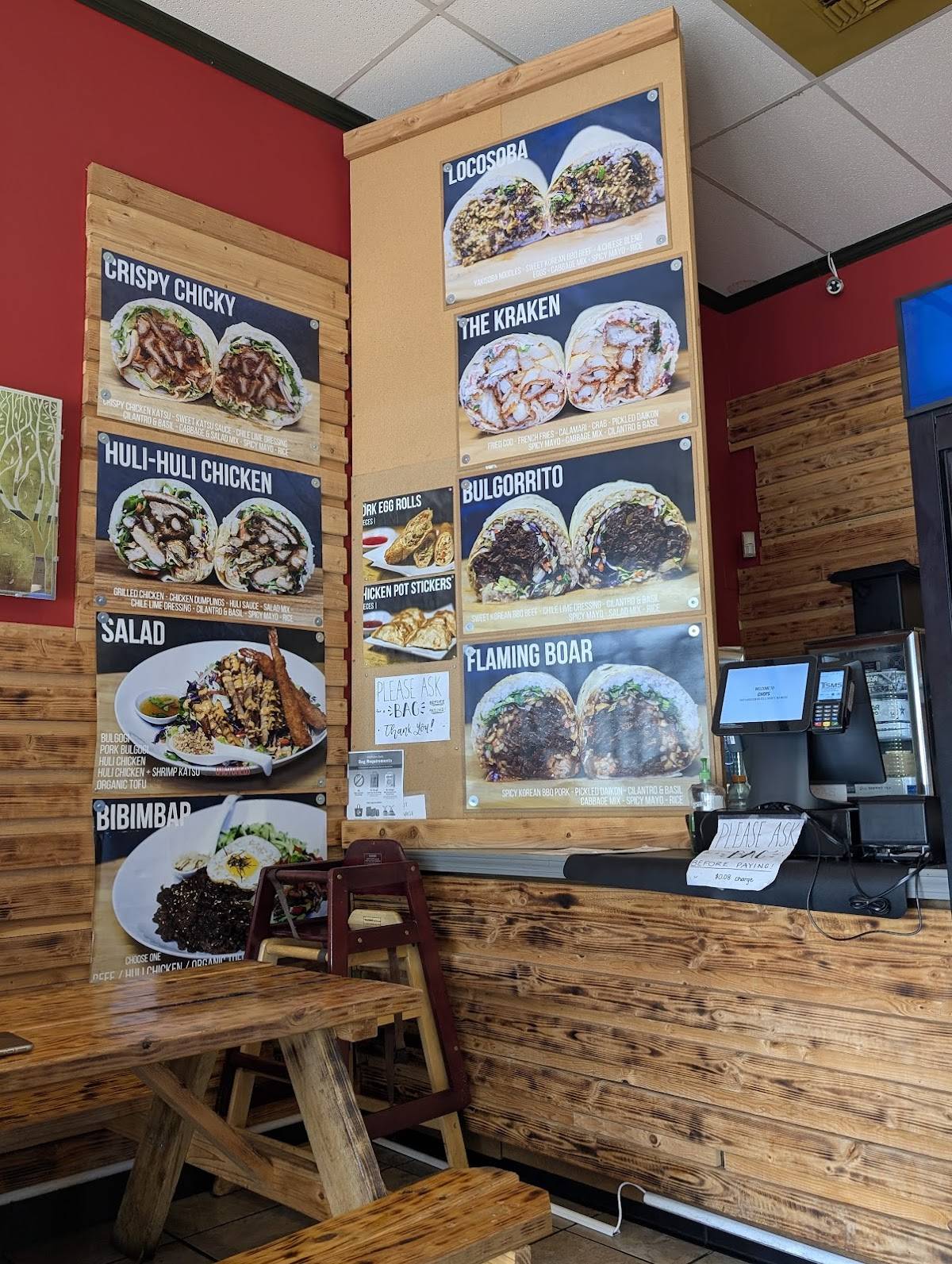 Menu at Chops Express restaurant, Everett, Hardeson Rd STE E