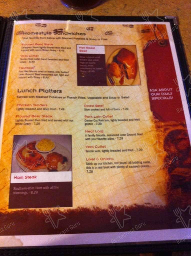 Menu at Country House Restaurant, Winter Garden, W Colonial Dr