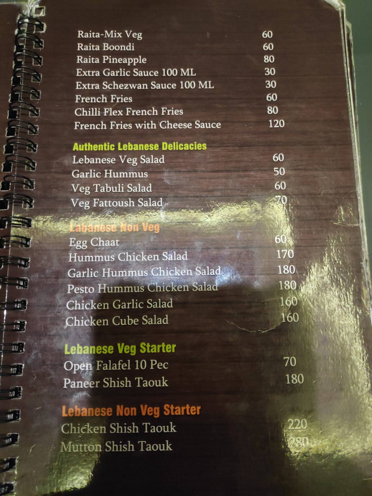 Menu at DUBAI RESTAURANT, Kumbakonam
