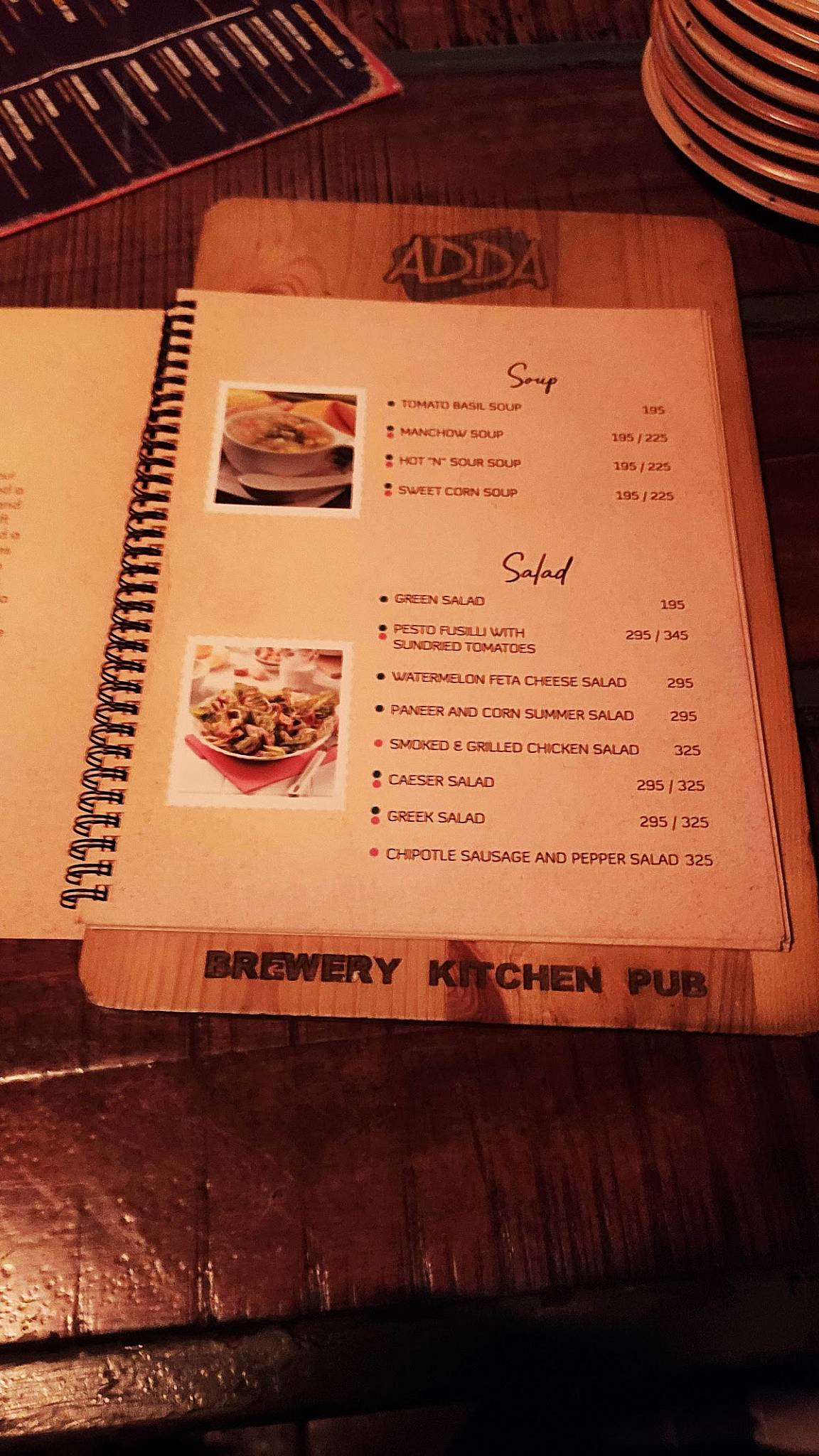 Menu at Dhaba In Derabassi Golden Hut, Gholu Majra