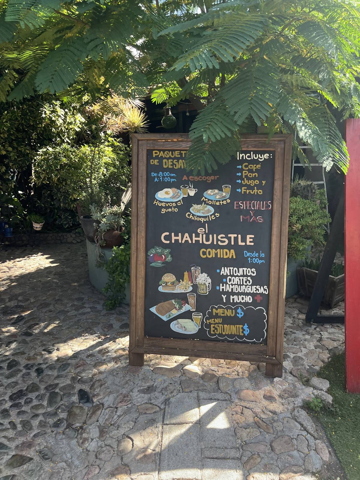 Carta de Restaurant El Chahuistle, Guanajuato, Carretera Juventino ...