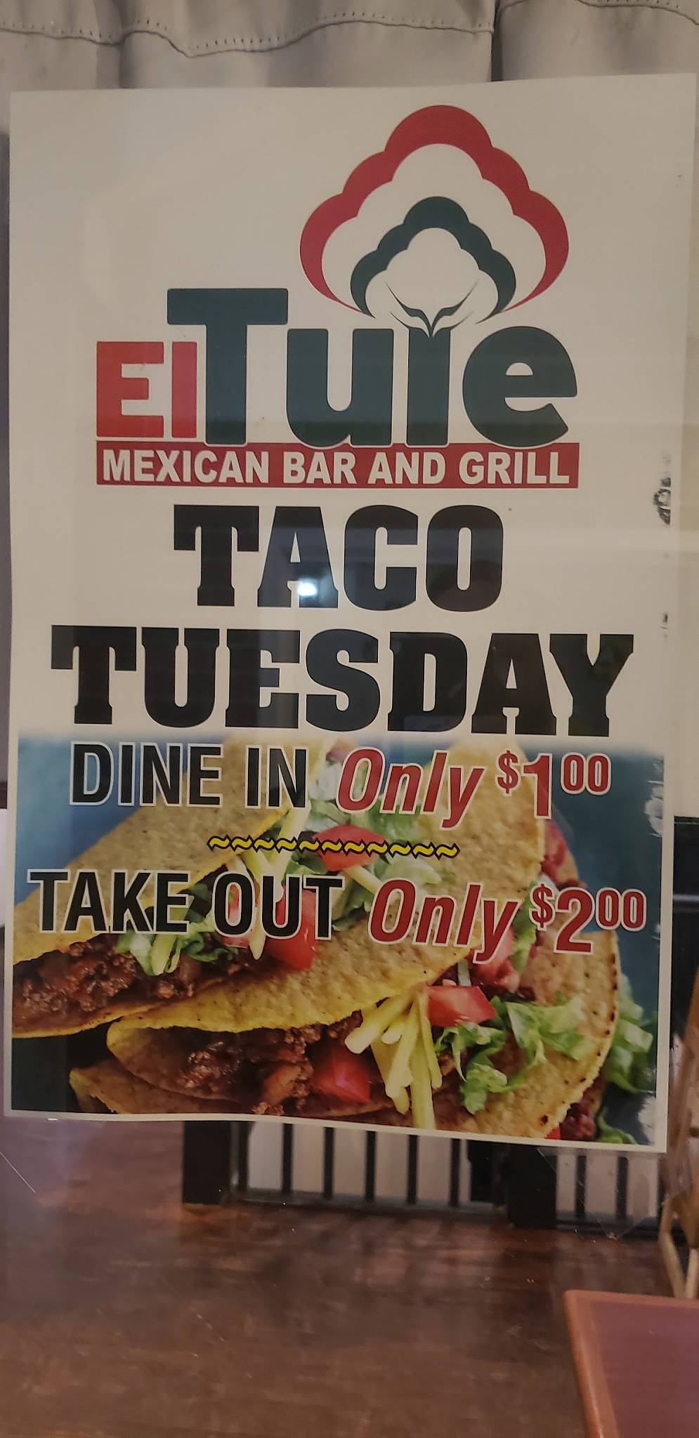 Menu at El Tule Mexican Bar & Grill, Barberton
