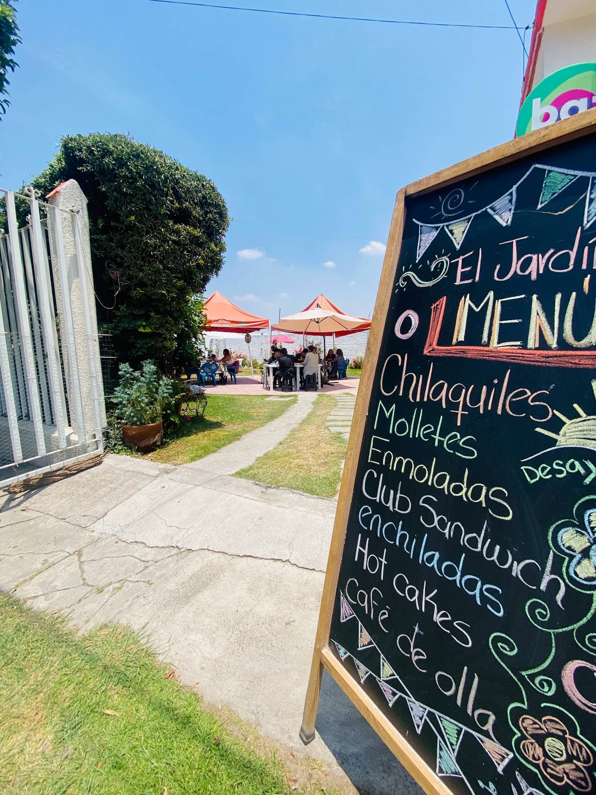 Menu at El jardín restaurant, Coacalco