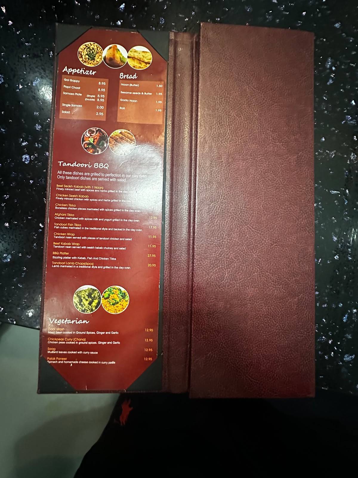 Menu at Faisal Kabab Hut restaurant, Calgary