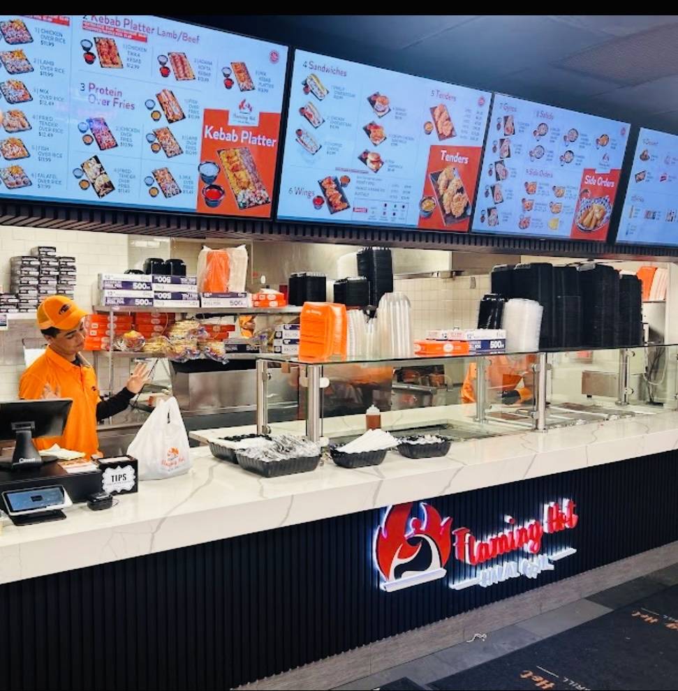 Menu at Flaming Hot Halal Grill restaurant, Allentown