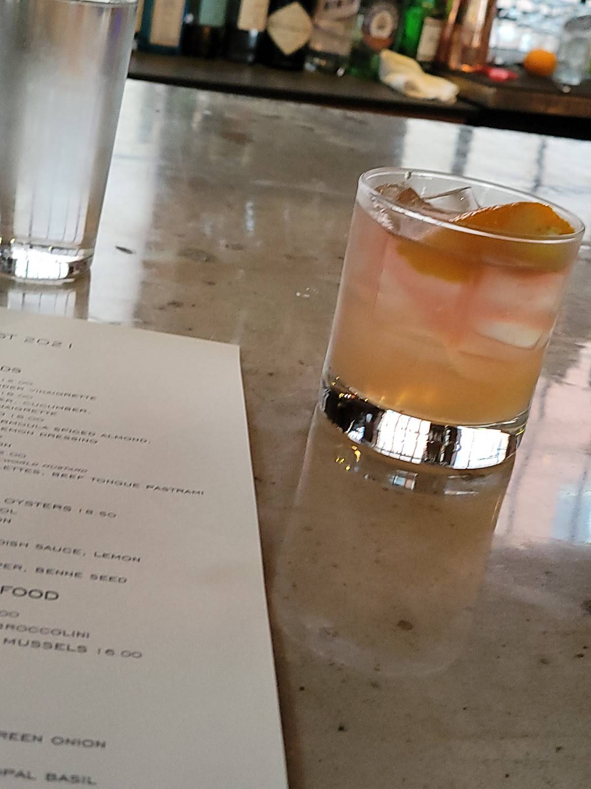 Menu at Fore Street Restaurant, Portland