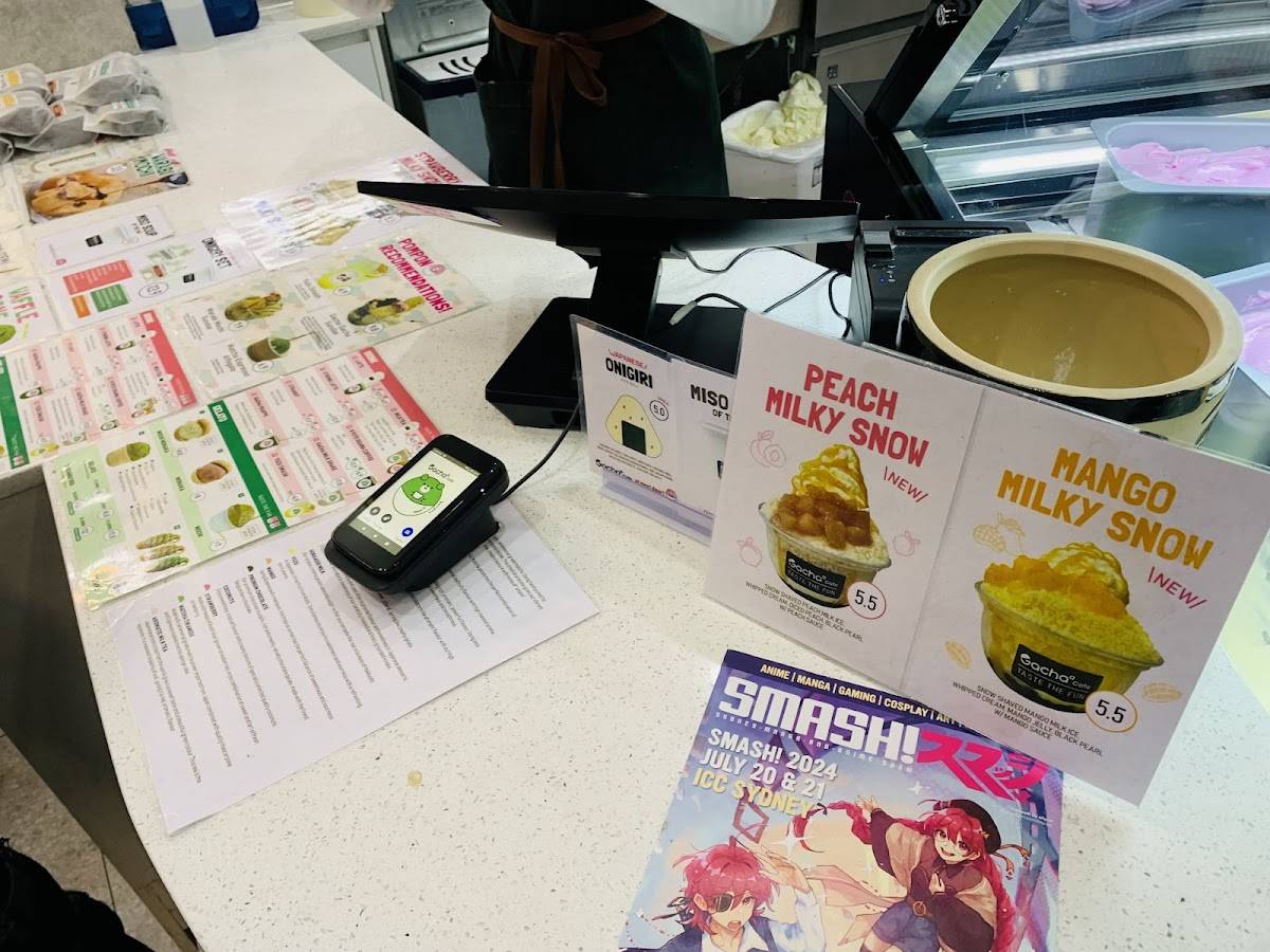 Carta de Gacha Cafe - George St, Sydney