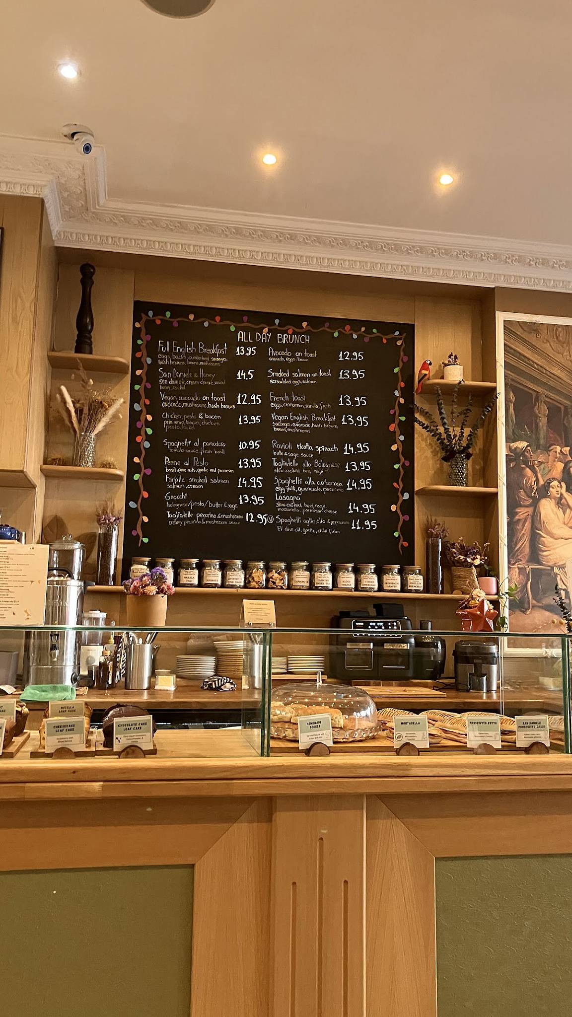 Menu at Gaia Food & Drinks restaurant, London