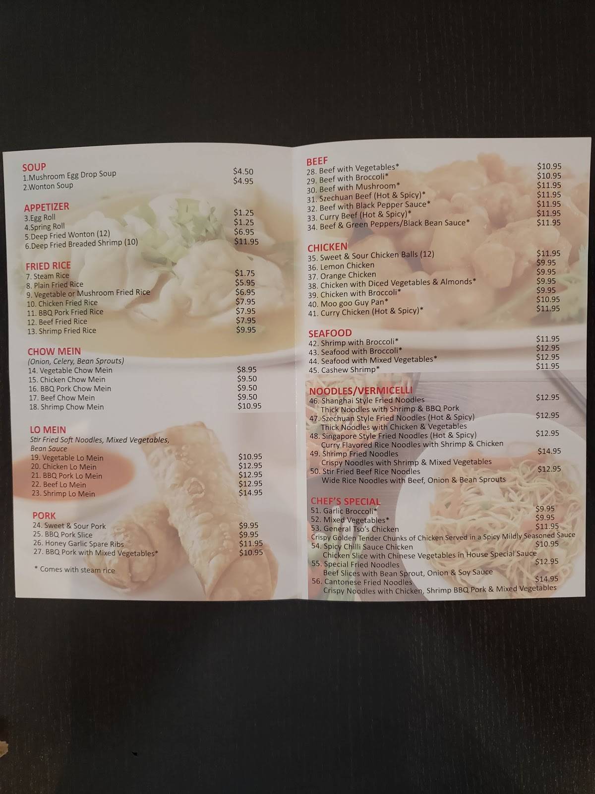 Menu at Golden Fry Chinese Restaurant, Rothesay