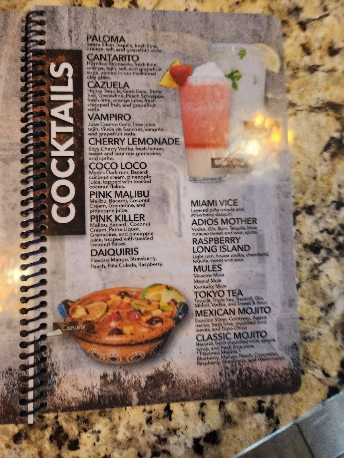 Menu at Hacienda Leon Mexican Kitchen + Bar, Early