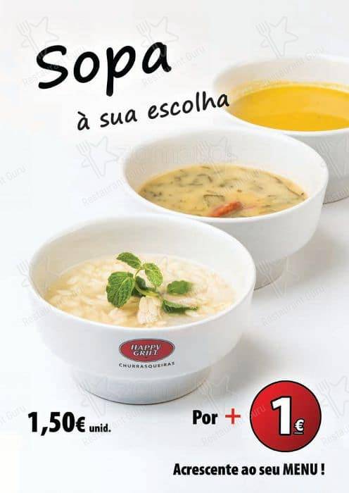 Menu at Happy Grill - Amadora, Lisbon, Rua Francisco Bugalho