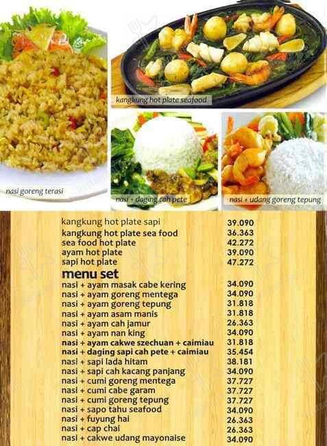 Menu at Happy Bakery, Jakarta, Jl. Layur No.24
