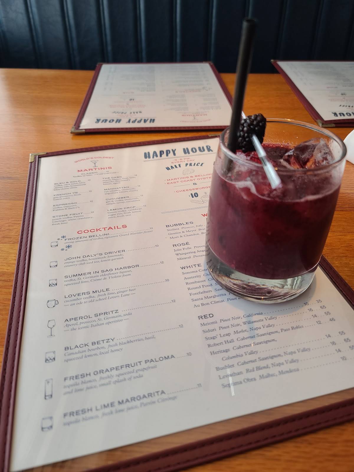Menu at Hudson House restaurant, Addison, Belt Line Rd