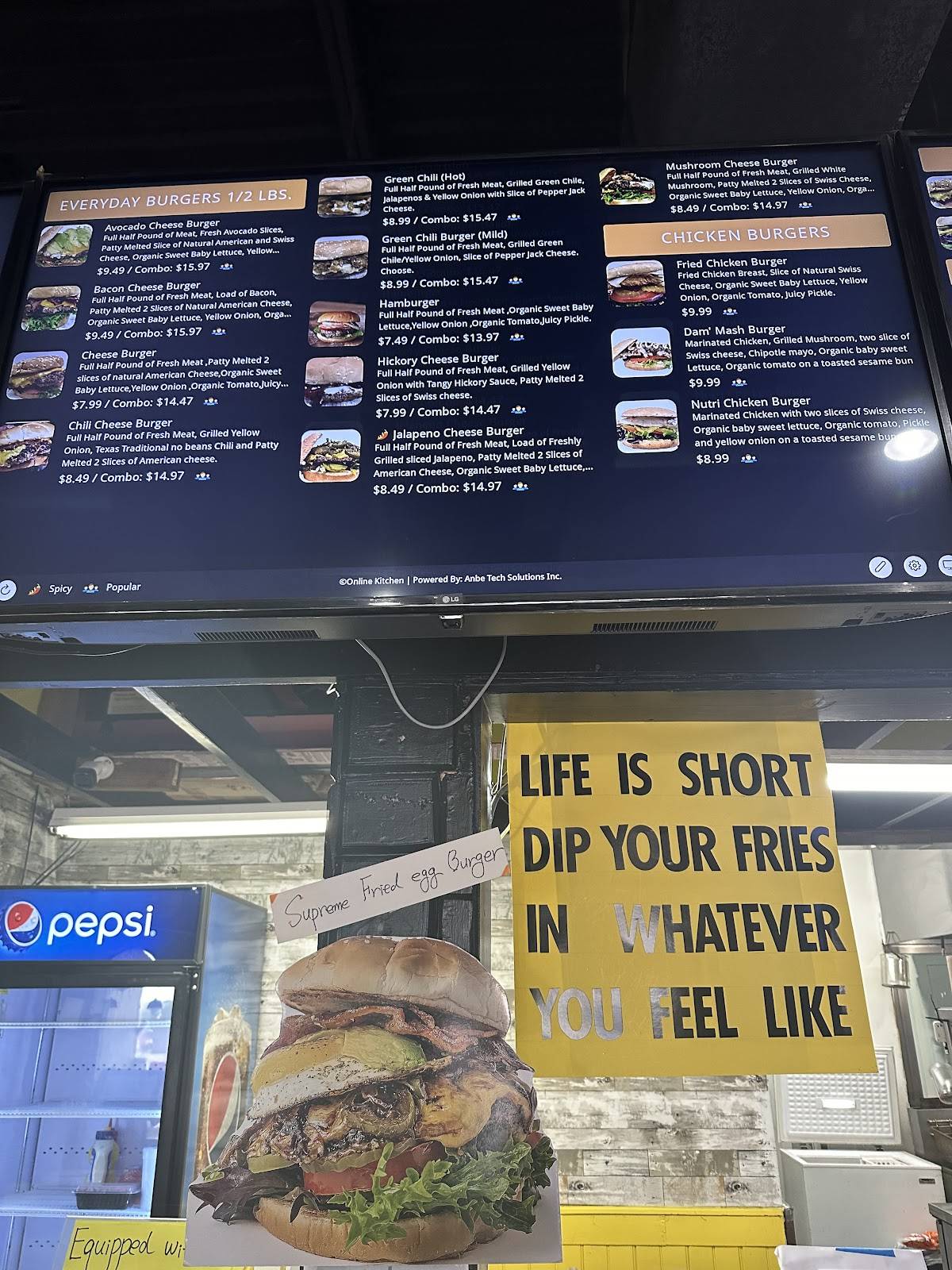 Menu at Jimmy's Big Burger Lake Worth restaurant, Lake Worth