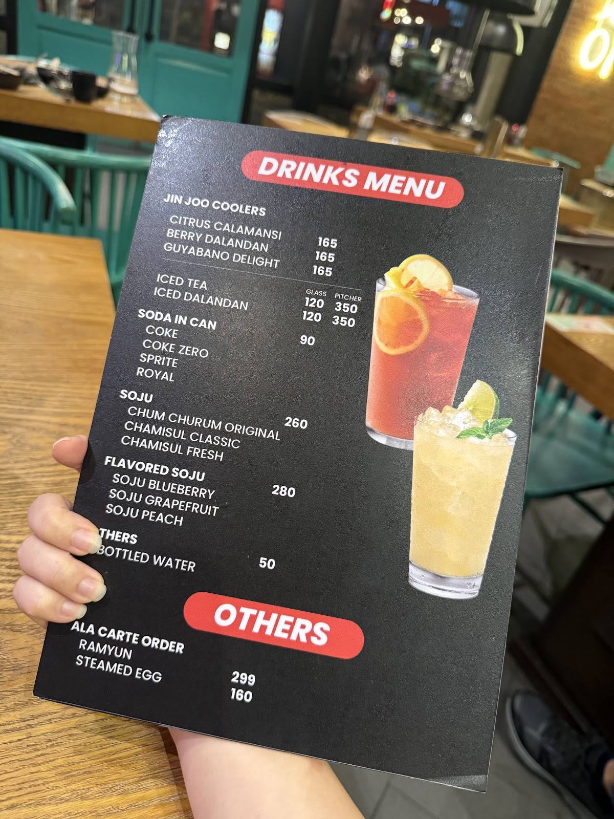 Menu at Jin Joo Korean Grill - Eastwood restaurant, Quezon City, C1B