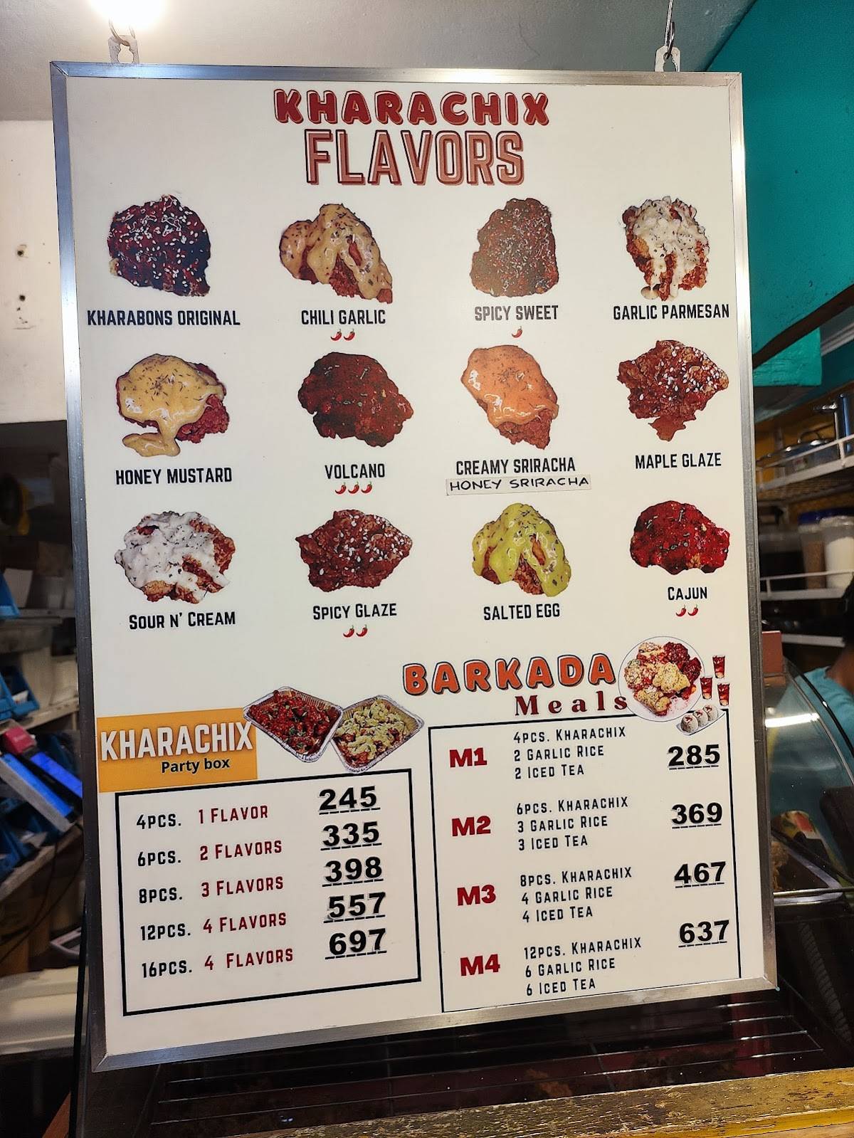 Menu at KHARABONS Resto-Kalye restaurant, Muntinlupa